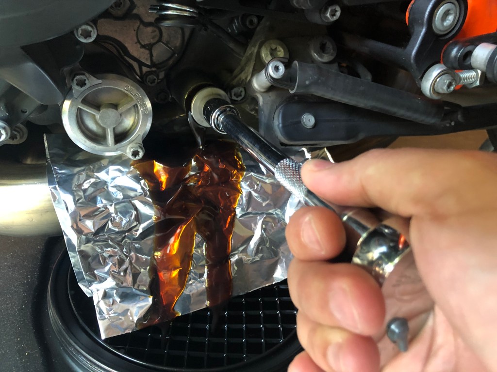 KTM 1290 Super Duke R Oil Change DIY – Chance Moto