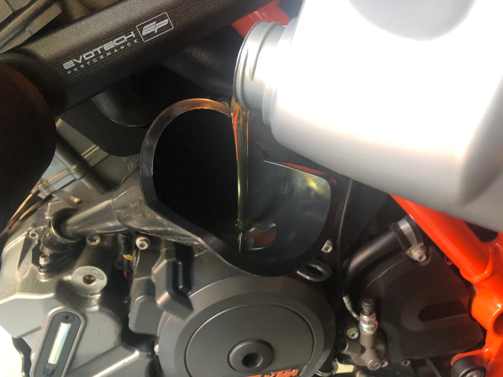KTM 1290 Super Duke R Oil Change DIY – Chance Moto